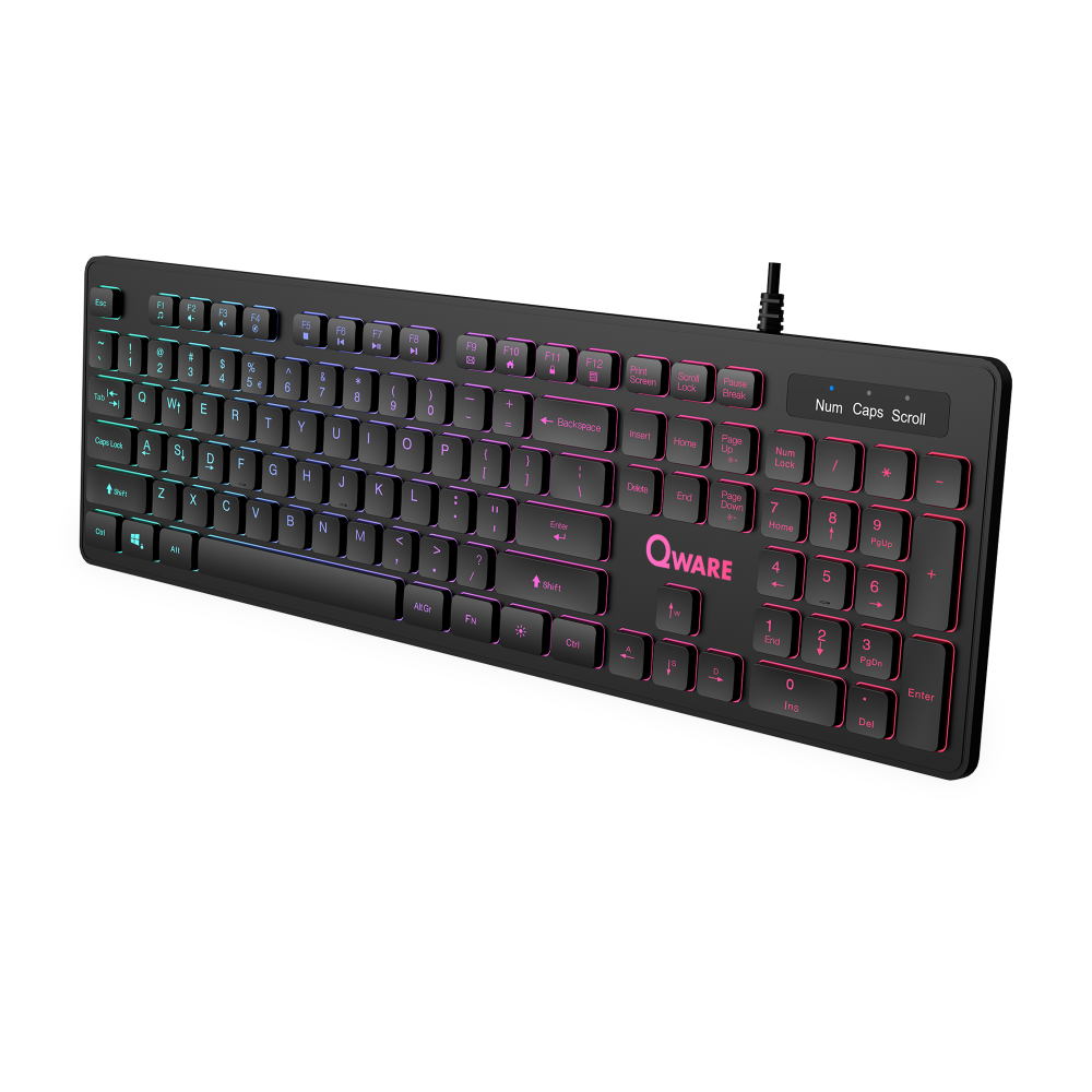 Kingston Wired Keyboard - Black – Qware