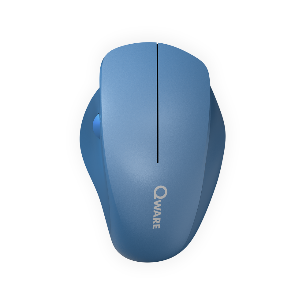 Luton Draadloze Muis - Blauw – Qware